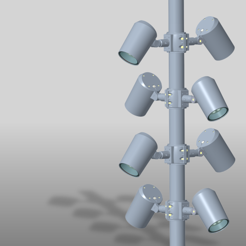 AL-3VBB 12W Variable focusing led garden spotlight-A&L Lighting Limited